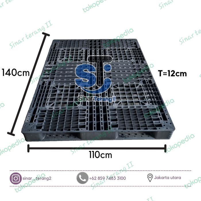 Jual Palet Plastik Bekas 140x110x12 cm Pallet Plastik Murah Berkualitas - Jakarta Utara - Sinar ...