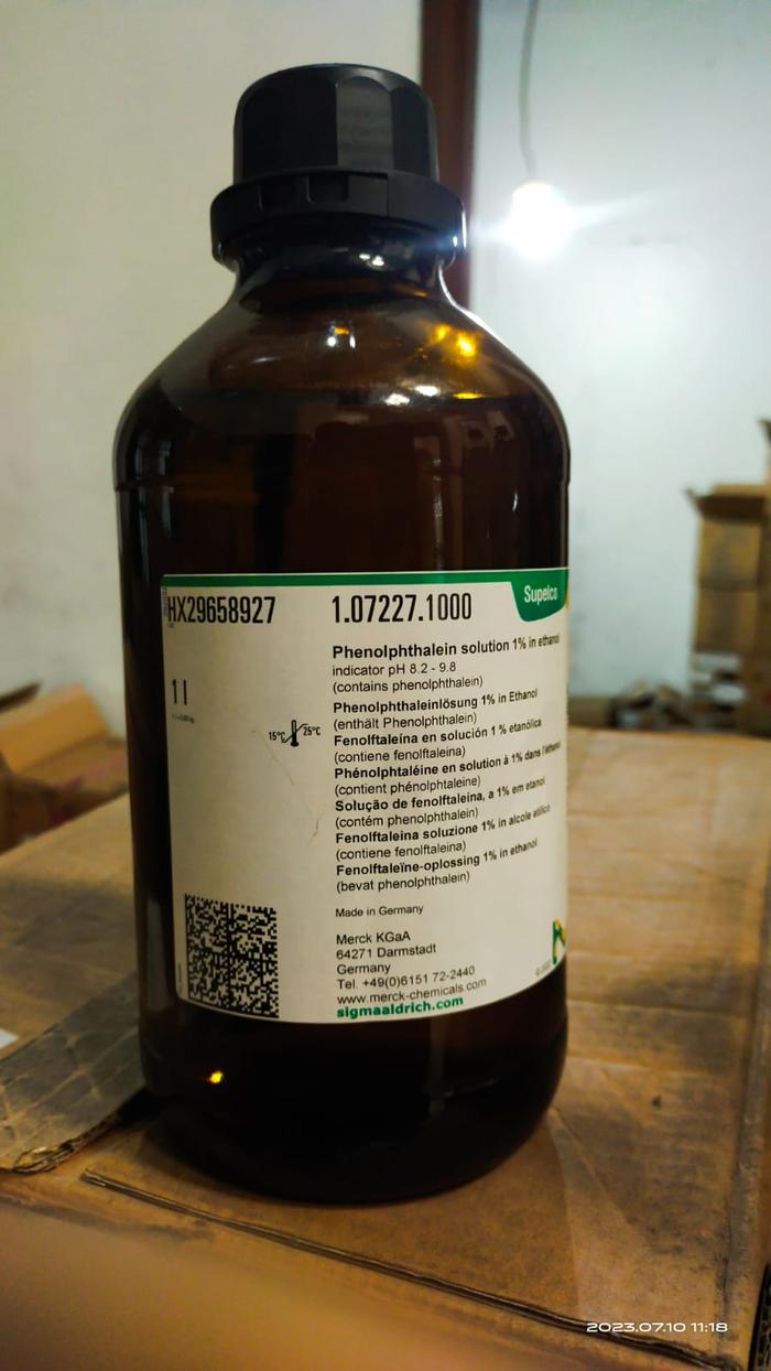 Jual MERCK 107227 PHENOLPHTHALEIN SOLUTION 1% 1 L - Kota Bekasi ...