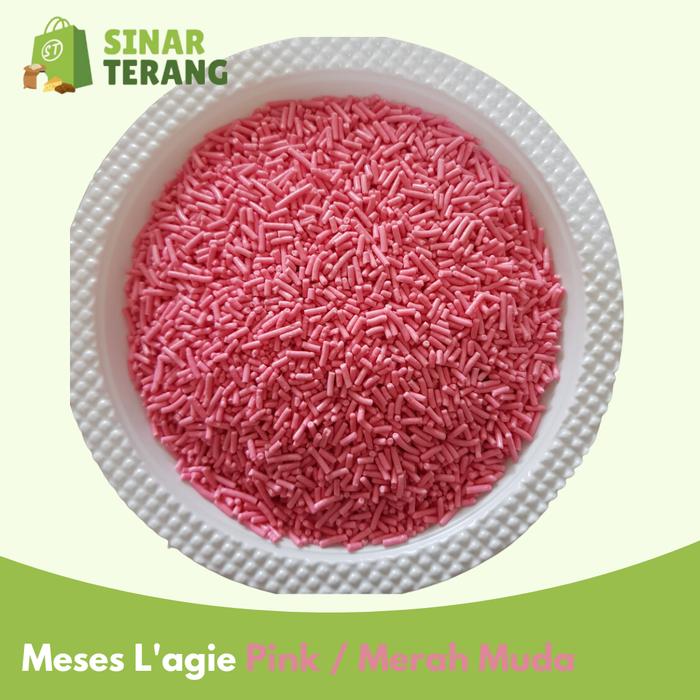 Jual Meses LAGIE PINK 500 gram coklat 1 warna butir merah muda - Kota ...