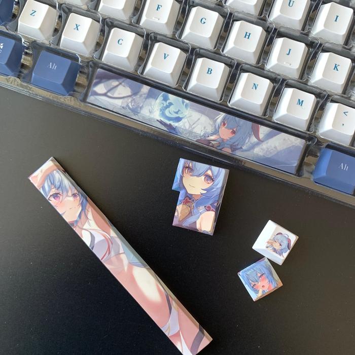 Jual INS Genshin Keycaps Genshin Impact Theme GANYU PBT Material 108 ...