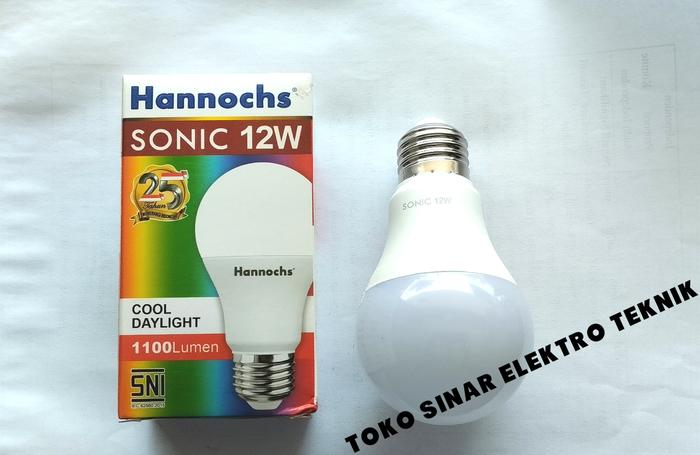 Jual Lampu LED Bohlam 12 Watt SONIC HANNOCHS - Kab. Bekasi - Toko Sinar ...