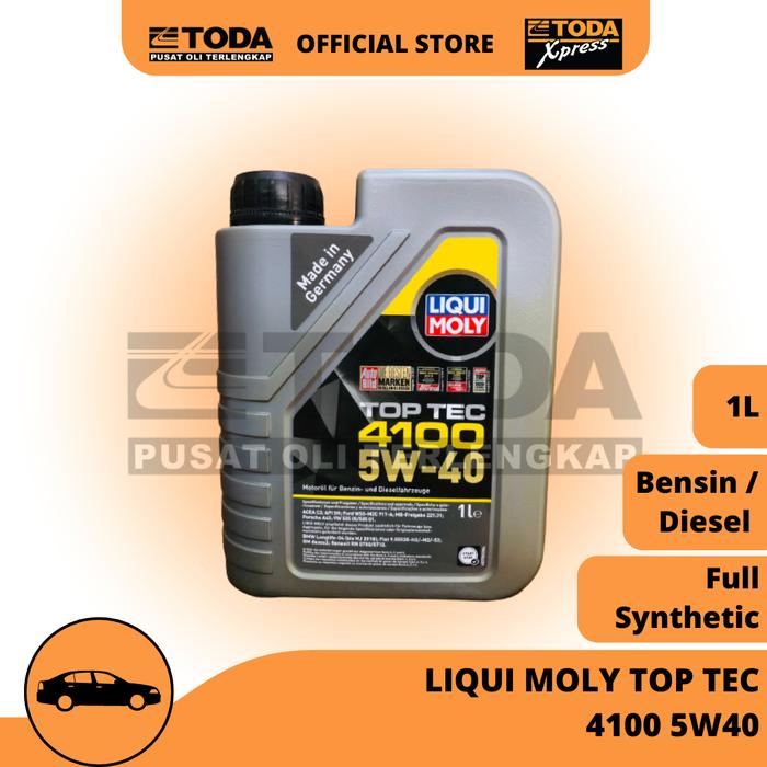 Promo Liqui Moly Top Tec 4100 5W40 1L Oli Mesin Mobil Original Germany ...