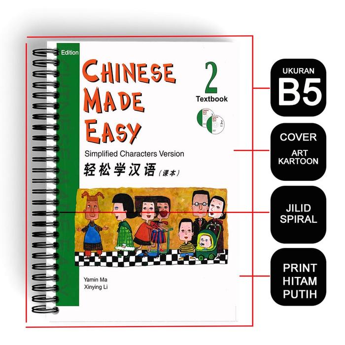 Jual Buku Belajar Bahasa Mandarin Chinese Made Easy Textbook Di Seller ...