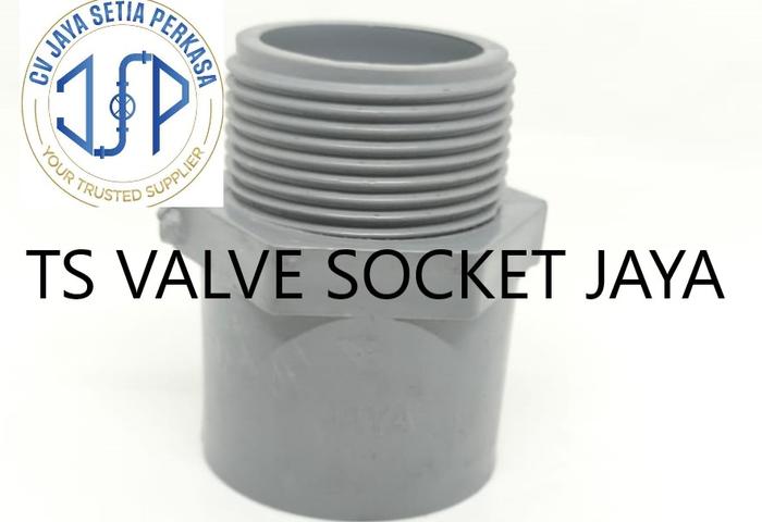 Jual VALVE SOCKET/ SOCKET DRAT LUAR 3/4" PVC JAYA - Kota Medan - CV ...