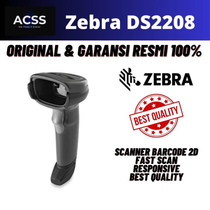 Jual BARCODE SCANNER ZEBRA DS2208 USB GARANSI RESMI ZEBRA - Jakarta ...