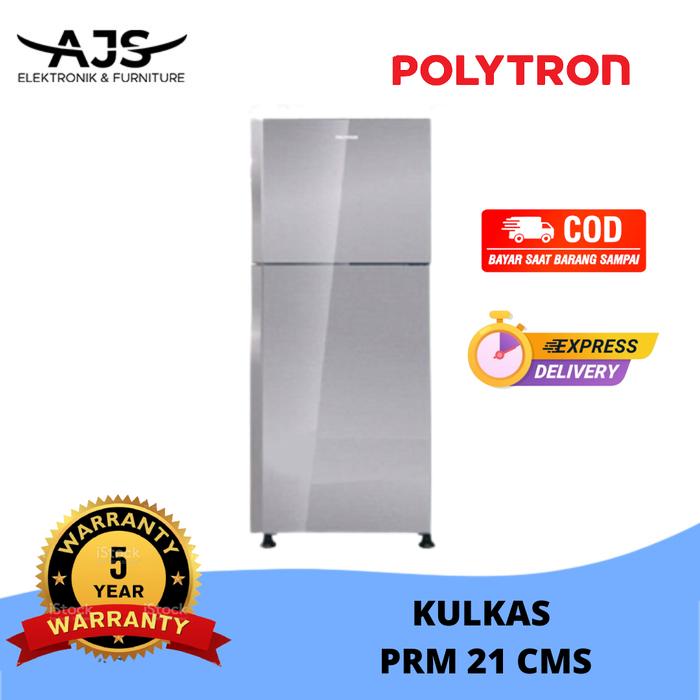 Jual POLYTRON Kulkas 2 Pintu 220 Liter PRM 21 CMS BELEZZA Glass Door - Jakarta Barat - AJS ...