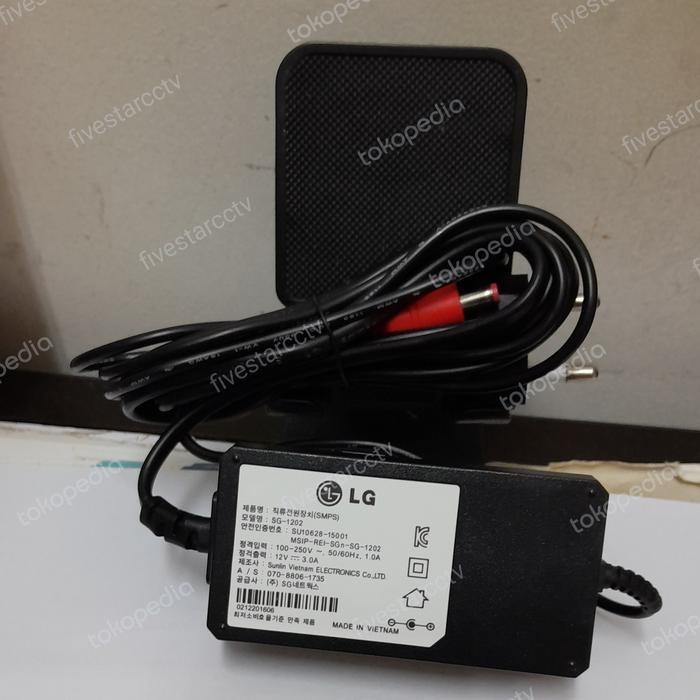 Jual POWER ADAPTOR LG 12V 3A SUPLY ADAPTOR 12VOLT 3AMPERE MURNI ...