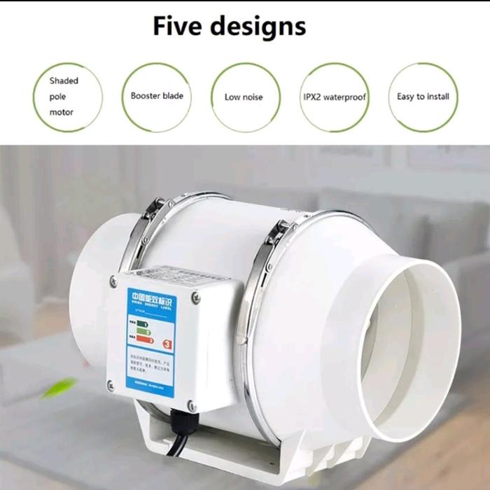 Promo Ready Exhaust fan ukuran 6 inch blower hisap untuk dapur ...