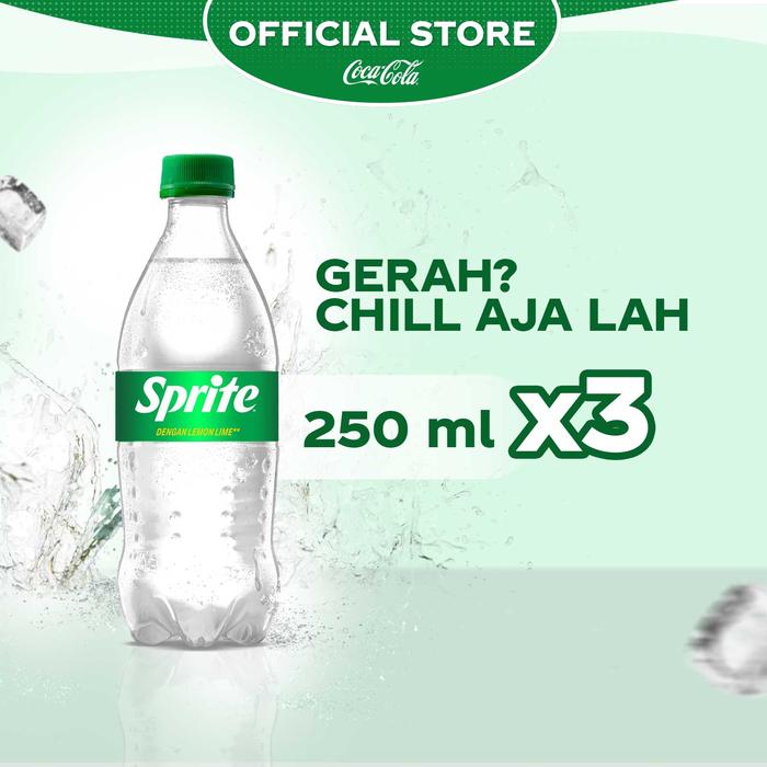 Promo Sprite Lemon Lime Minuman Soda - Botol 250ml - x3 Pcs - Kota Depok - Coca-Cola Official ...