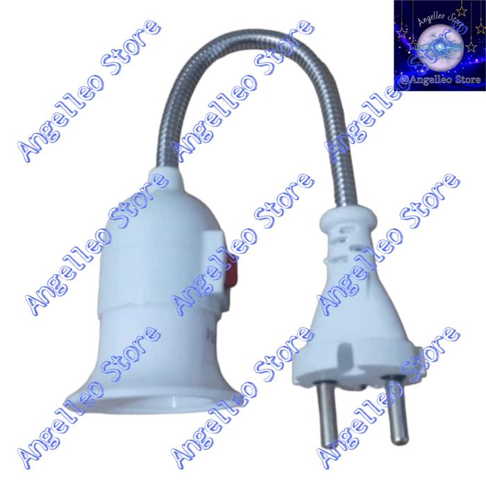 Jual Fiting Lampu Colok Flexibel~Fiting Colok Flexibel~switch~Saklar~On ...
