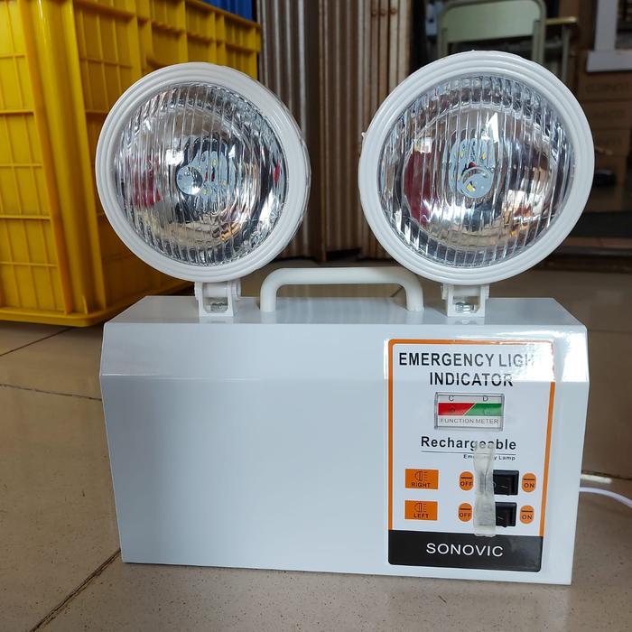 Jual Lampu Emergency Led Mata Kucing 2 Mata Lampu Darurat 2x3 watt ...