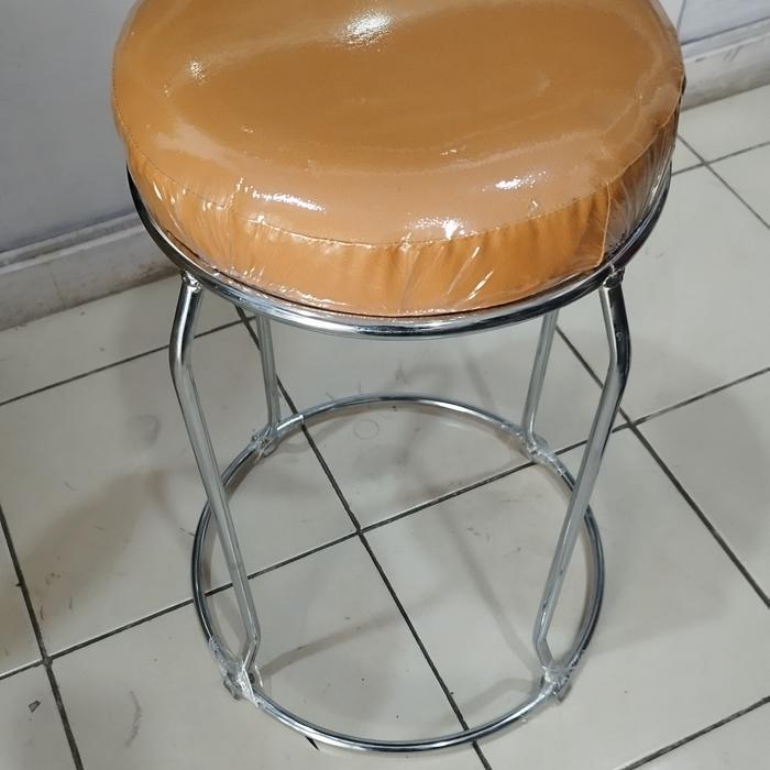 Jual BANGKU OREO BANGKU BULAT KURSI CAFE - stainles coklat - Kota ...