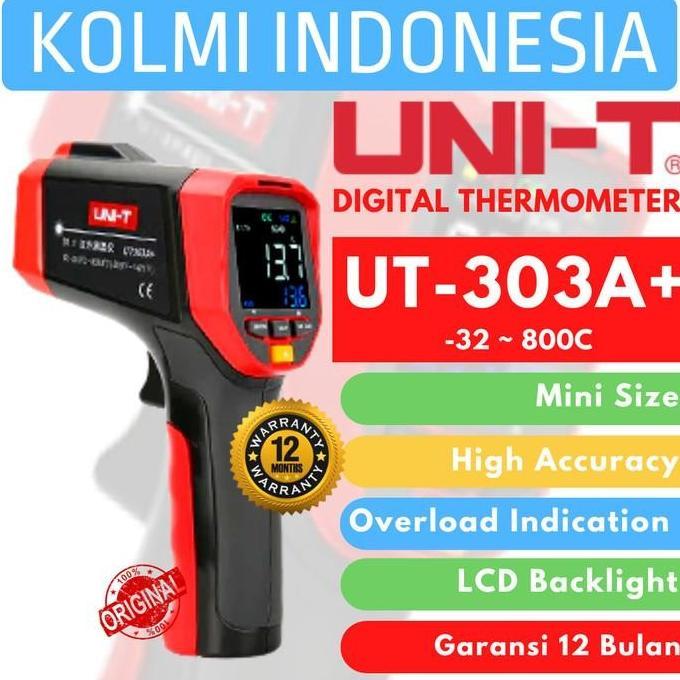 Jual Produk Asli Uni-T Infrared Thermometer Digital Temperature Laser ...