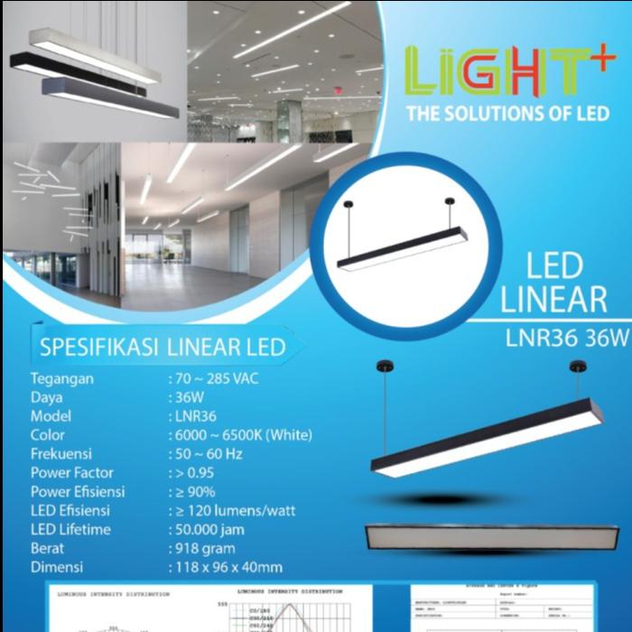 Jual Lampu Gantung LED Suspension Linear 36W - Kab. Bekasi - DUNIALED ...