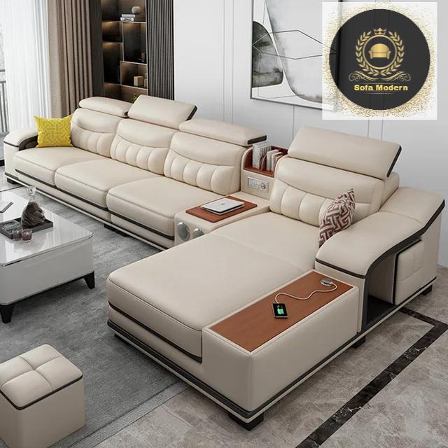 Jual Sofa Letter L Minimalis Ruang Tamu Super Elegant Model Kekinian ...