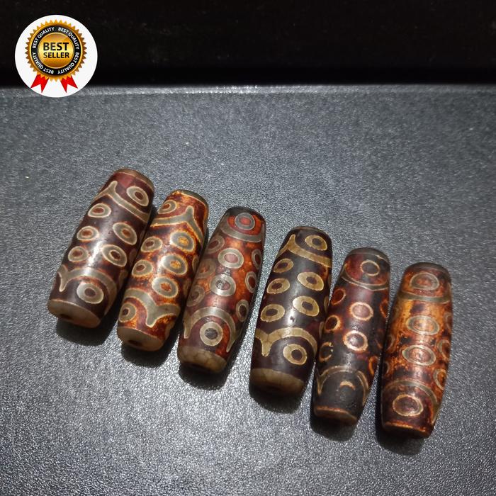 Jual batu alam Tibetan Vajra asli original dzi stone 21 eye spiritual ...