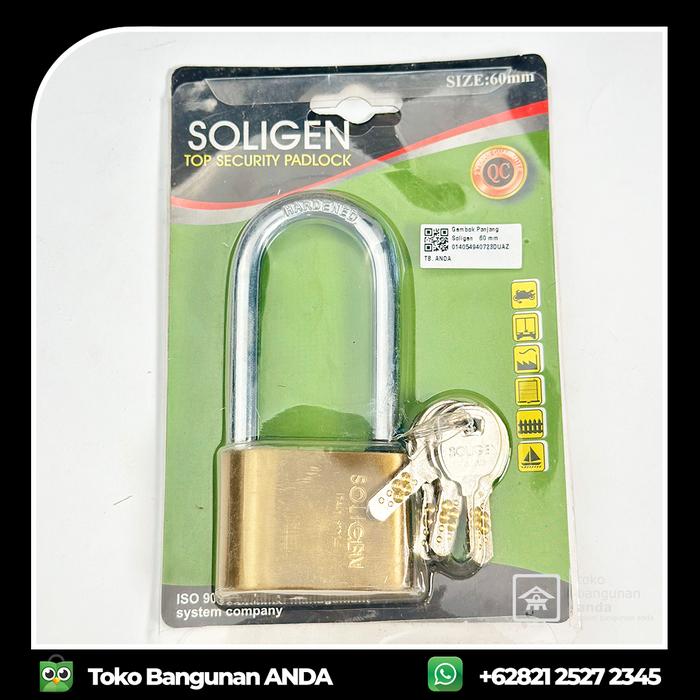 Jual GEMBOK PANJANG SOLIGEN 60mm - Kota Semarang - Toko Bangunan ANDA ...