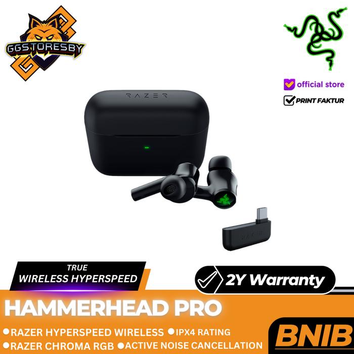 Promo RAZER HAMMERHEAD PRO HYPERSPEED - TWS Gaming Earbuds Cicil 0% 3x ...