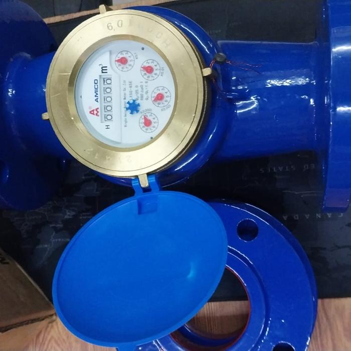 Jual Water Meter Amico 2,5 Inch Flange Panjang PN16/ Meteran Air DN65 ...