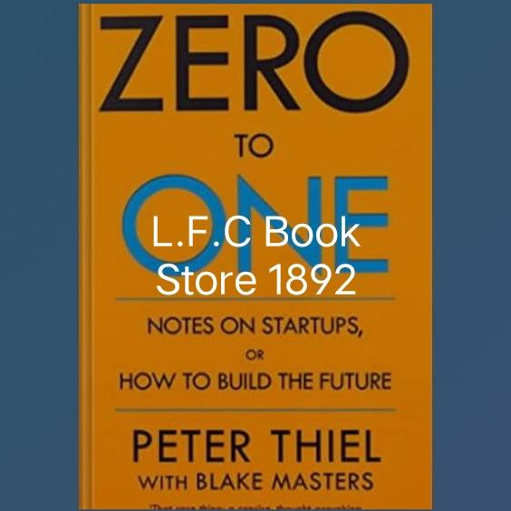 Jual Buku Zero to One Notes on Startups, or How to Build the Future ...