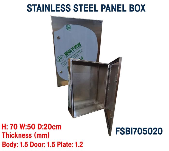 Promo Box Panel Stainless Steel FORT Indoor IP55 70 x 50 x 20 cm Plat 1 ...