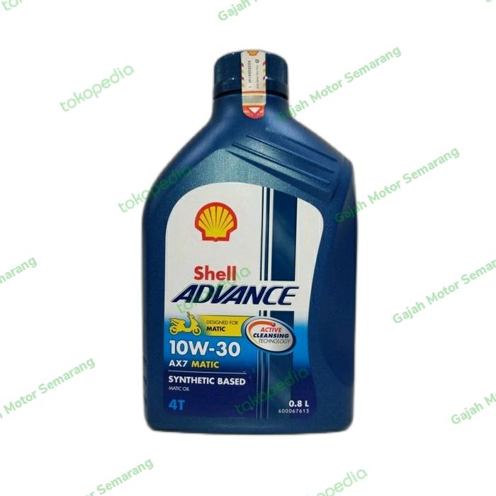 Jual Oli Mesin Matic Shell Advance Ax7 Scooter 10w30 0.8L - Kota ...