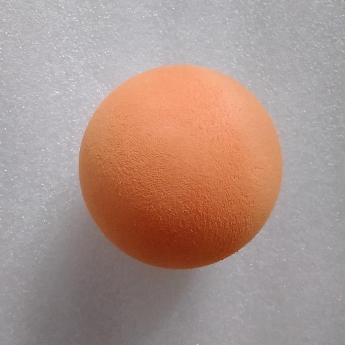 Jual Bola bahan EVA sponge spons spon busa elastis 6cm 1pcs - Orange ...
