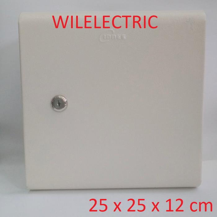 Jual IONEE Box panel listrik indoor 25 x 25 x 12 / 25x25x12 cm cream ...