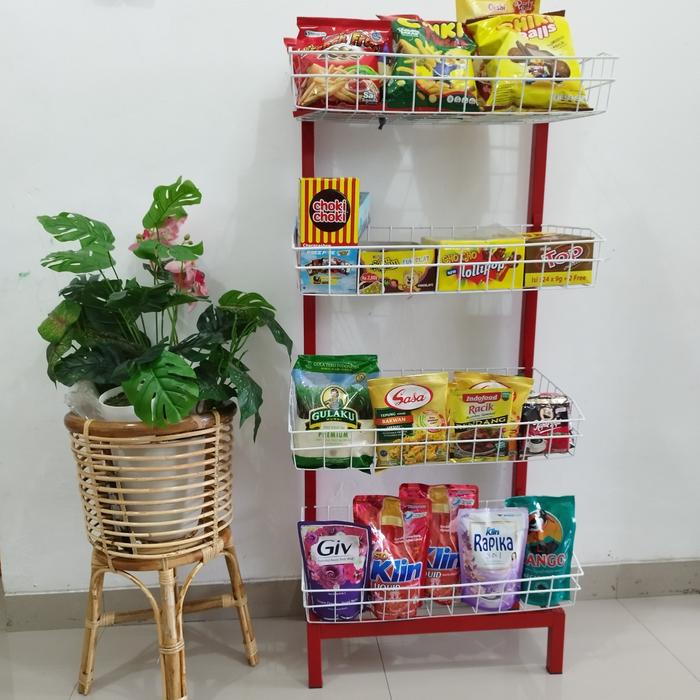 Jual Rak Chiki Rak Display Rak Snack Rak Jajan Warung Rak Serbaguna ...