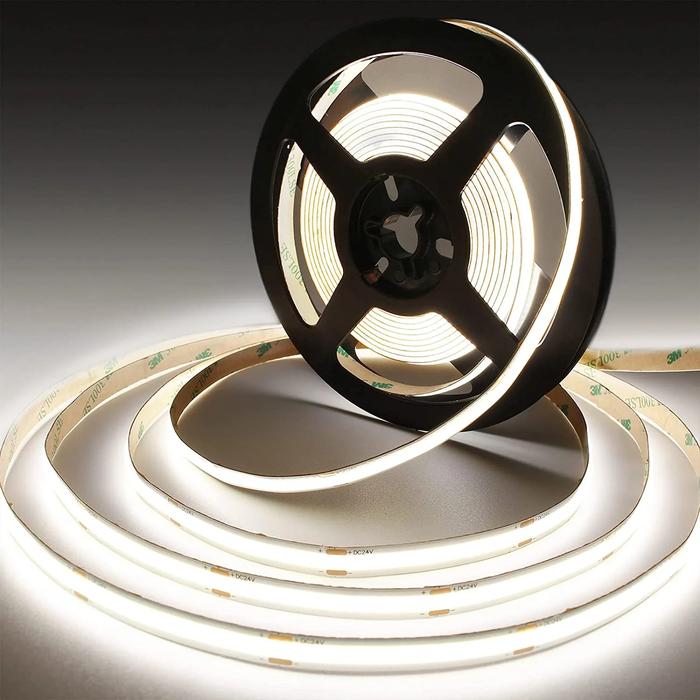 Jual lampu plafon flexible led strip COB 12V 5 meter 4000k natural ...