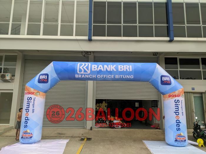Jual BALON GATE 4x6 GAPURA START FINISH PVC Balon Gerbang Tanpa Blower ...