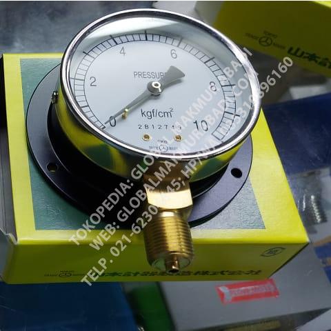 Jual YAMAMOTO KEIKI DIA 60MM DRAT 1/4 PRESSURE GAUGE PENGUKUR TEKANAN - 35kgf - Jakarta Pusat ...