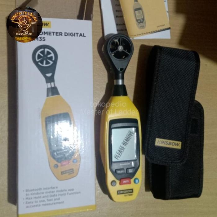 Jual Digital Anemometer Alat Ukur Kecepatan Angin Suhu Krisbow With ...