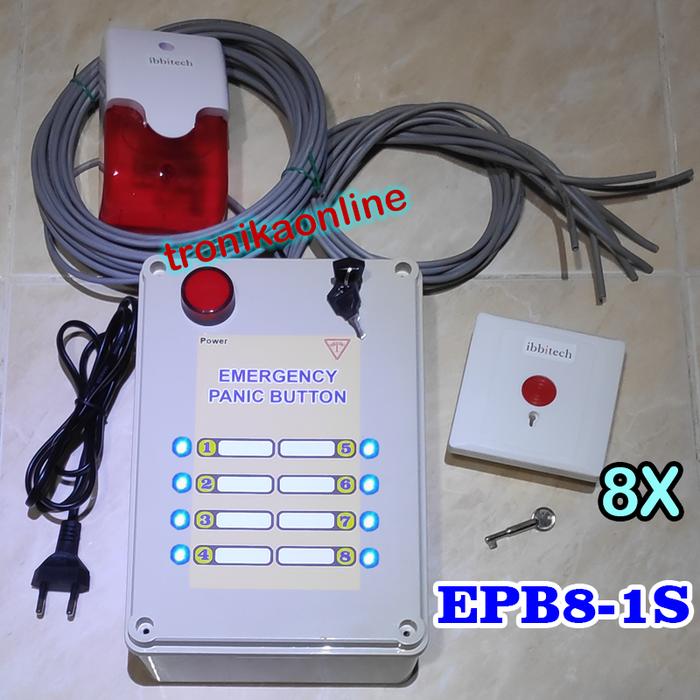 Jual Emergency PANIC BUTTON SET ALARM EPB8-1S INBOW tombol panik ...
