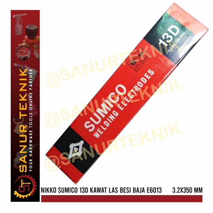 Jual SUMICO 13D Welding Electrodes / Kawat Las Besi Baja E6013 3.2 x ...