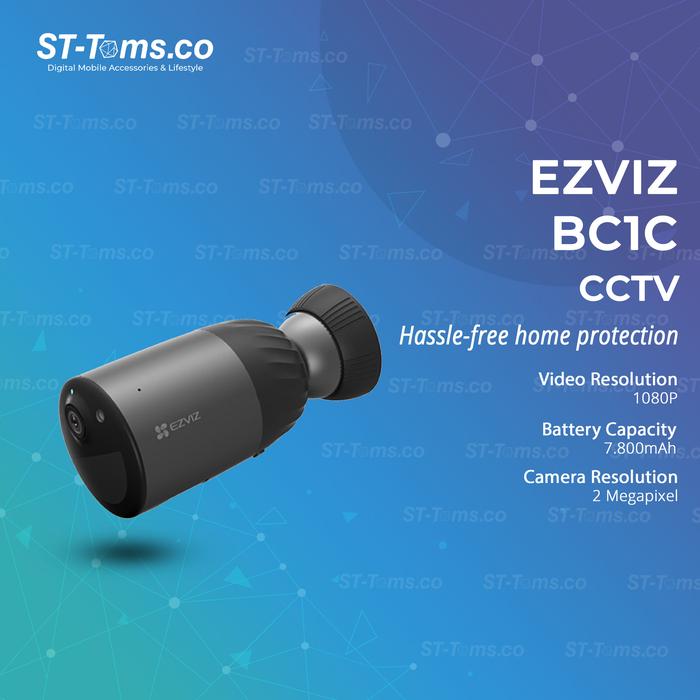 Promo Ezviz BC1C / BC1-C 1080P IPCam 7.800mAh Battery Powered 32GB ...