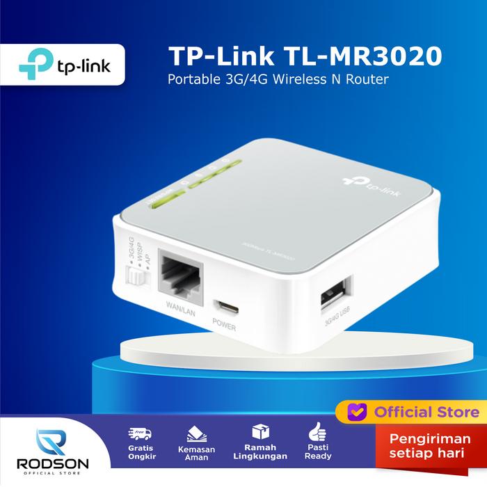 Jual TP-Link TL-MR3020 150Mbps Portable 3G/4G Wireless N Router ...