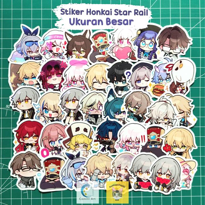 Jual Stiker Honkai Star Rail ukuran besar (vinly glossy) bervarian ...