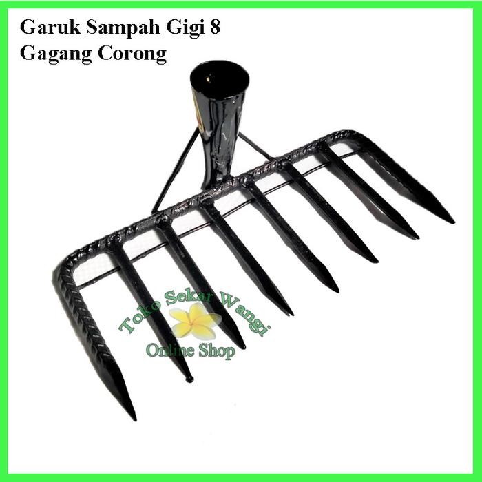 Jual garuk sampah 8 besi cor model corong cangkul garuk sampah pacul ...