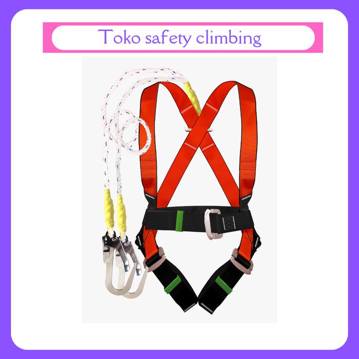 Jual body harness alat pengaman merk legion fbh double hook tanpa ...