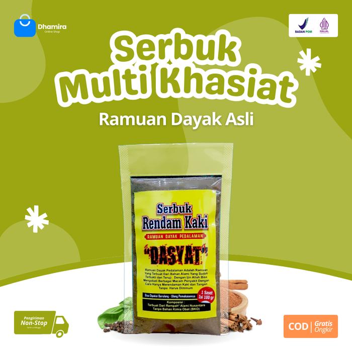 Jual Serbuk Rendam Kaki Burenka Ramuan Dayak Serbuk Rendam Kaki - Kota ...