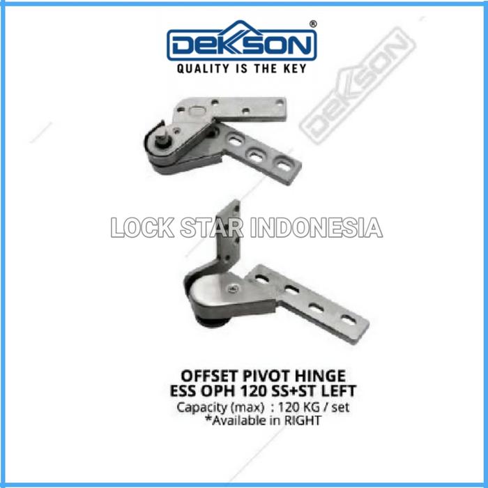 Jual ESS OPH 120 SS HINGE DEKSON ENGSEL PIVOT PINTU SS+ST - KIRI ...