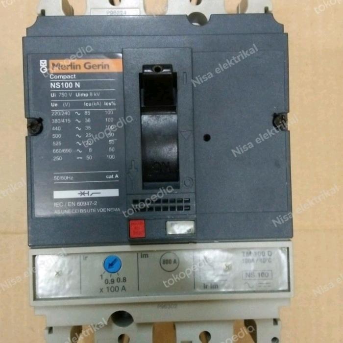 Jual ns100n 3p 80A....100A merlin gerin - Jakarta Timur - Nisa ...