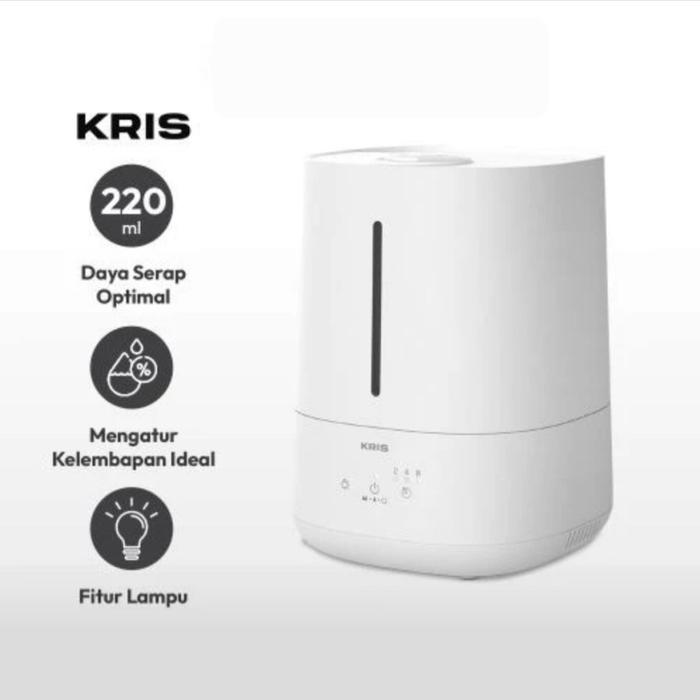Jual KRIS Ultrasonic Digital Humidifier 2,5 Liter Alat Pelembap Lampu ...