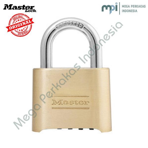 Jual GEMBOK MASTER LOCK 175D Solid Body Padlock Combination 50 mm ...