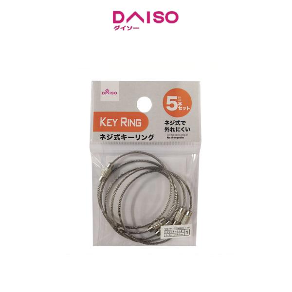 Jual Daiso Screw Key Ring -5 pcs.- - Jakarta Pusat - DAISO JAPAN OFFICIAL STORE | Tokopedia
