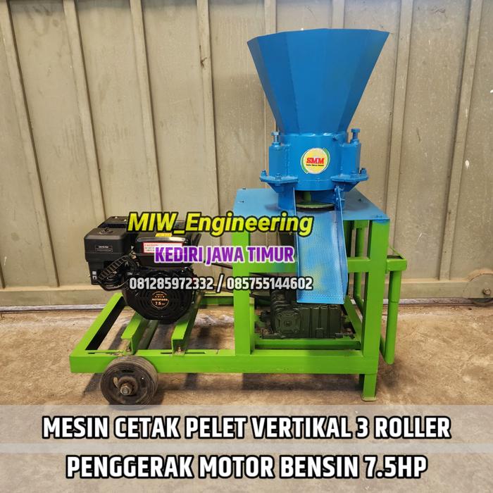 Jual Mesin Cetak Pelet Pakan Ternak Mesin Pelet Vertikal 3 Roller Murah - Kab. Kediri - SUMBER ...