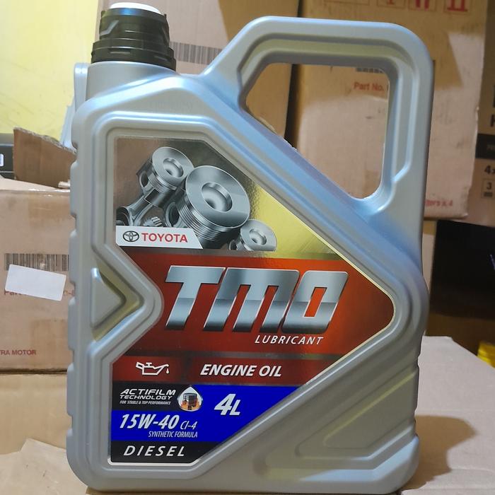 Jual TOYOTA TMO 15W-40 CI-4 4L | ORIGINAL ENGINE OIL | OLI MOBIL DIESEL ...