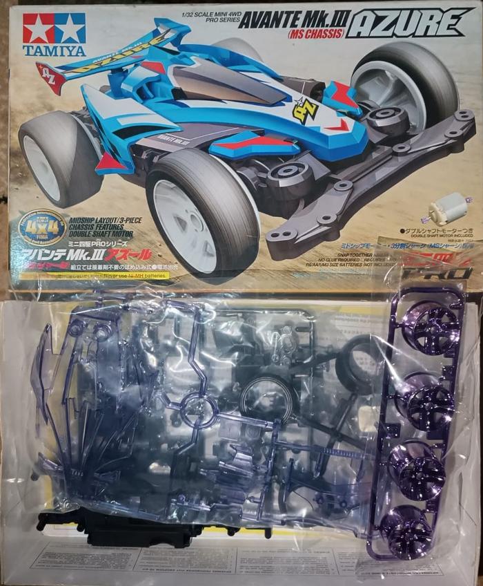Jual Tamiya Mini 4WD 18626- Avante MK. III Azure Clear Violet Body ...