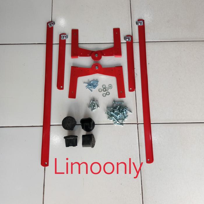 Jual Engsel Tangga Lipat Aluminium / Plat Tangga / Breaket 8 Paket ...